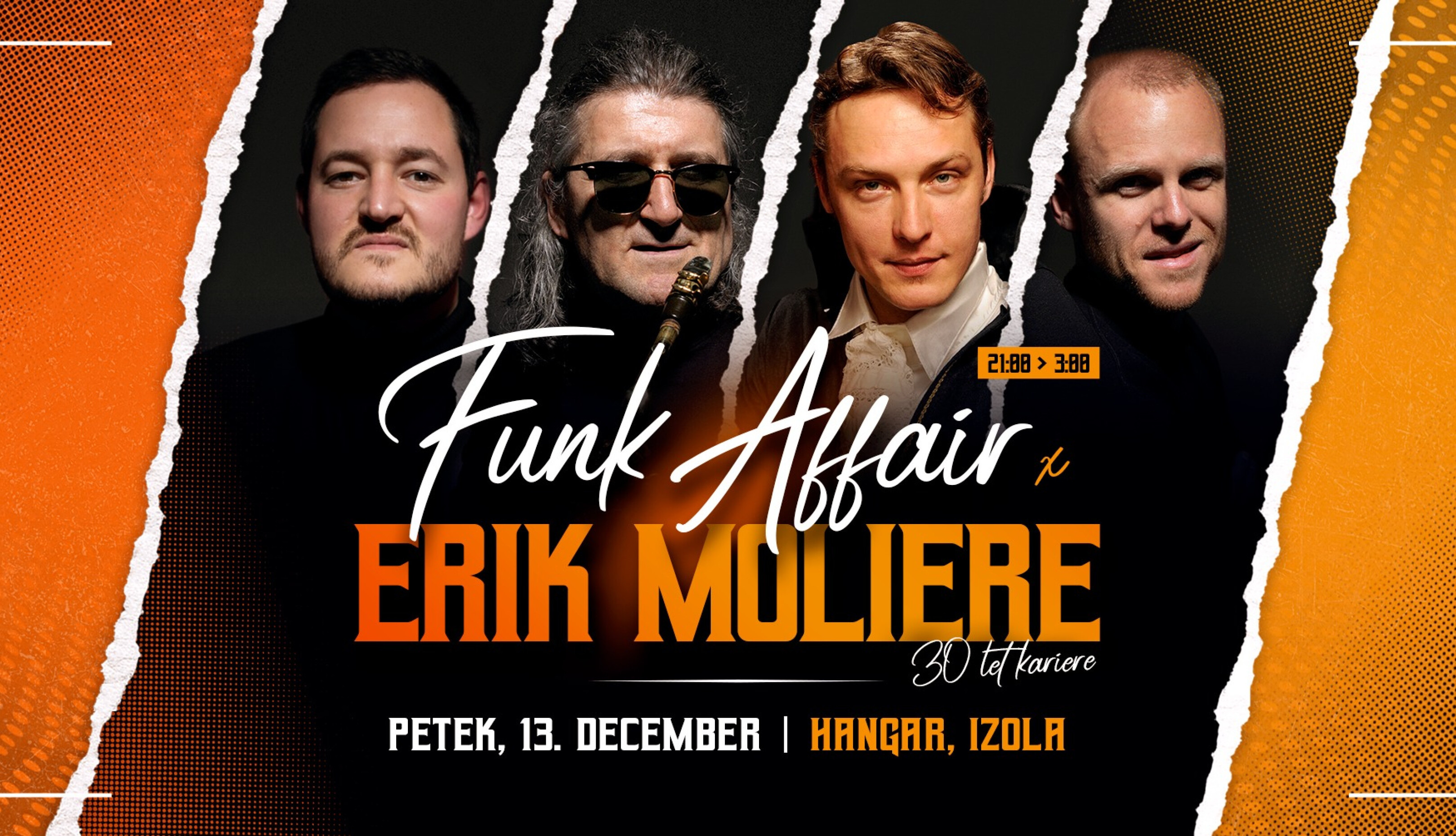 Konzert: Funk Affair in Erik Moliere | Izola