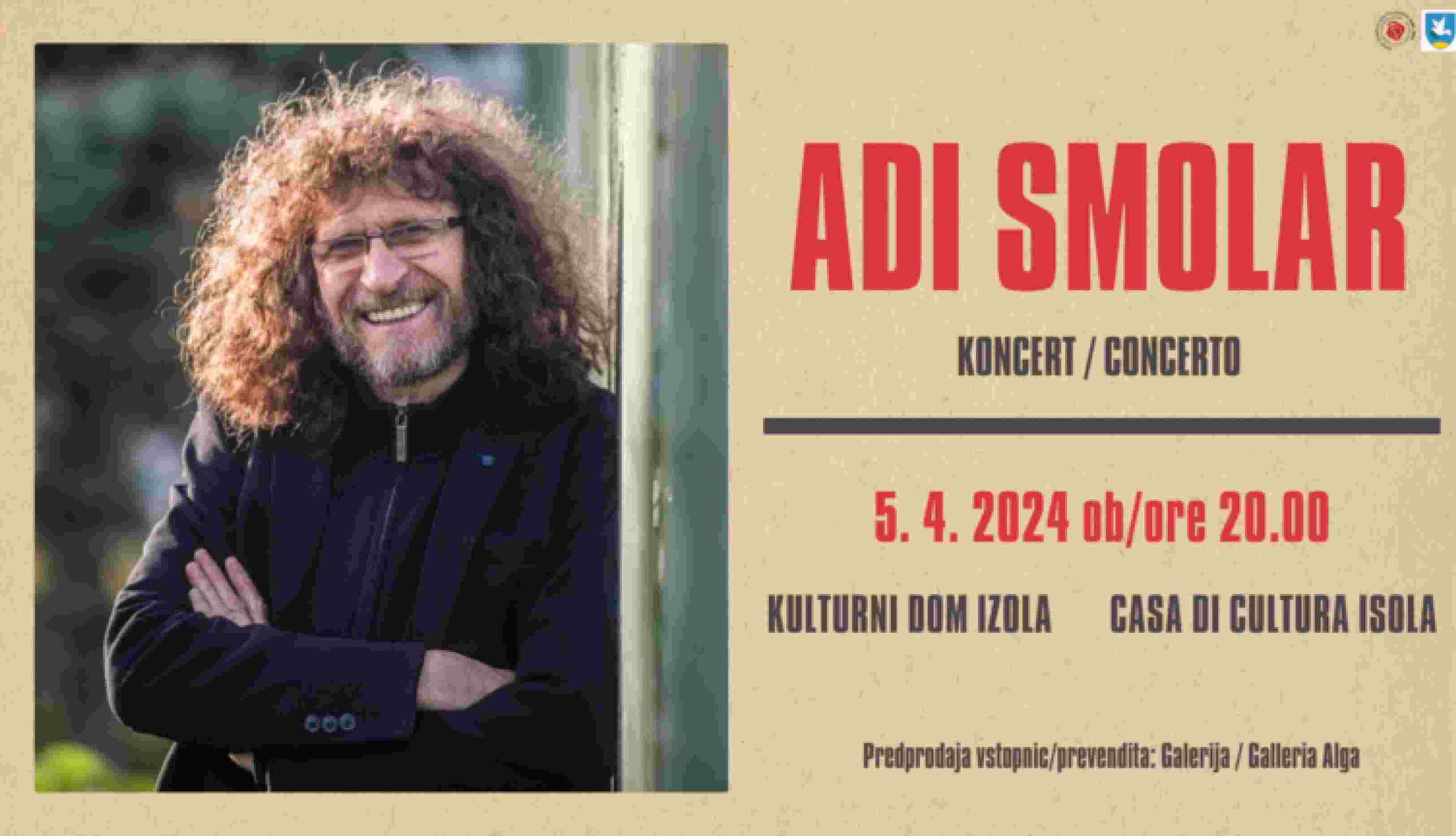 Concert: Adi Smolar | Izola