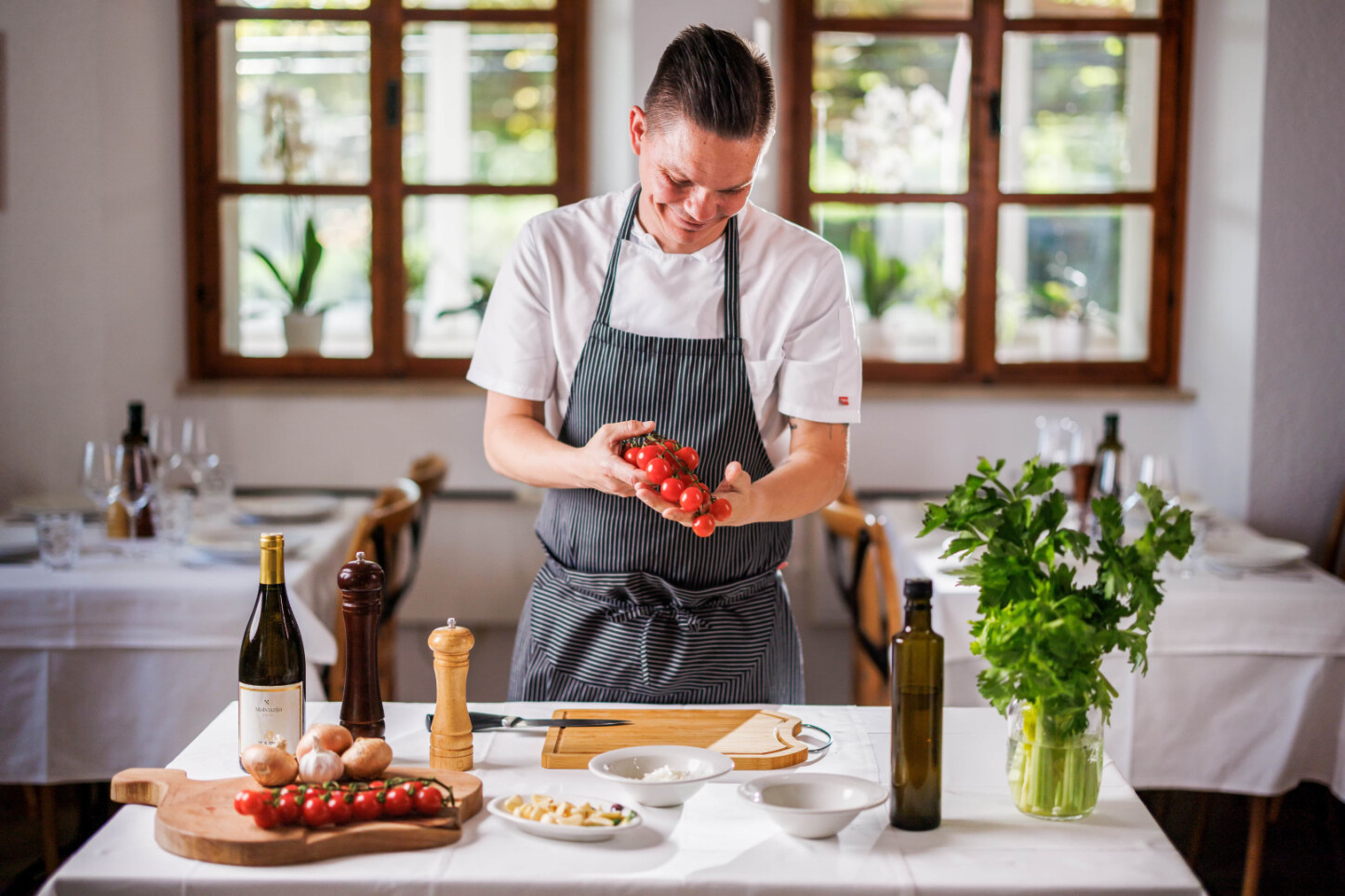 Polenta mit Baccalà in Tomatensauce | Izola