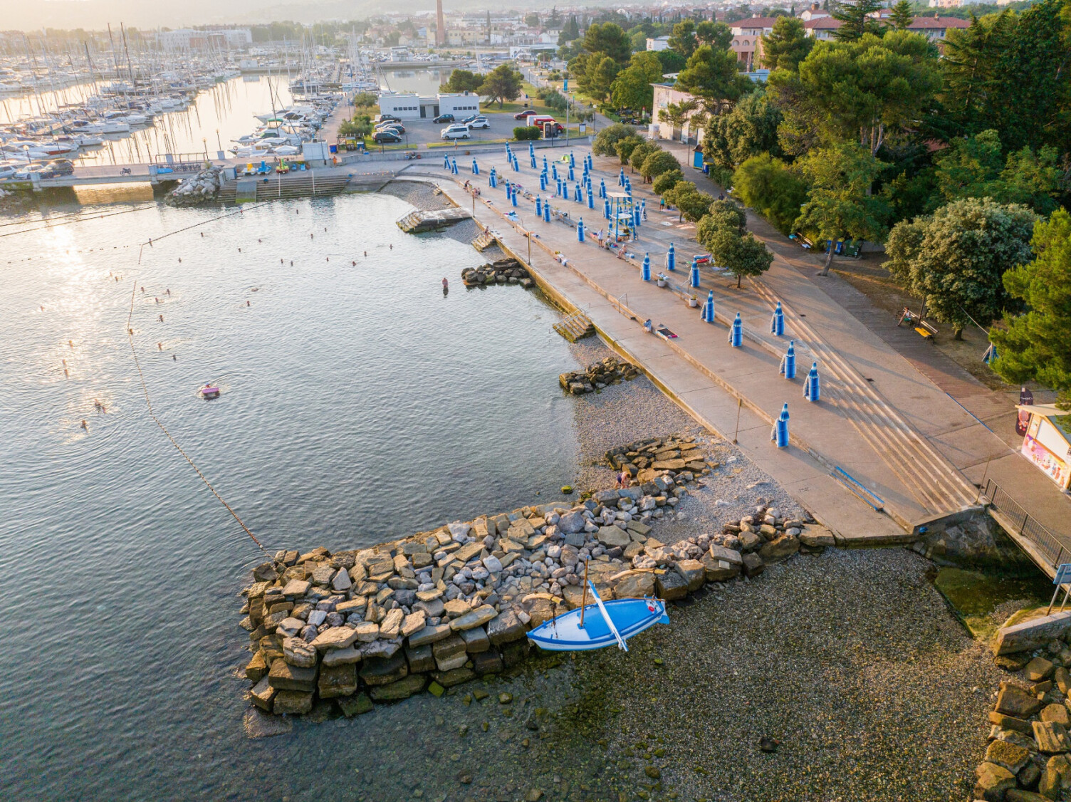 Diverse Izola beaches | Izola